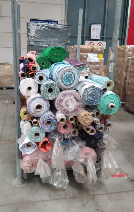 Fabric Rolls Stocklot – 56 Pallets (1 Batch) - Aktiva Trading